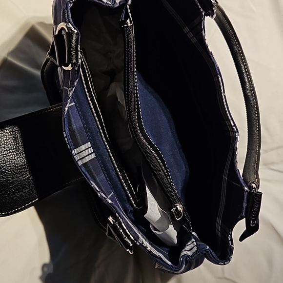 Chaps | Bags | Chaps Ralph Lauren Blue Plaid Purse | Poshmark